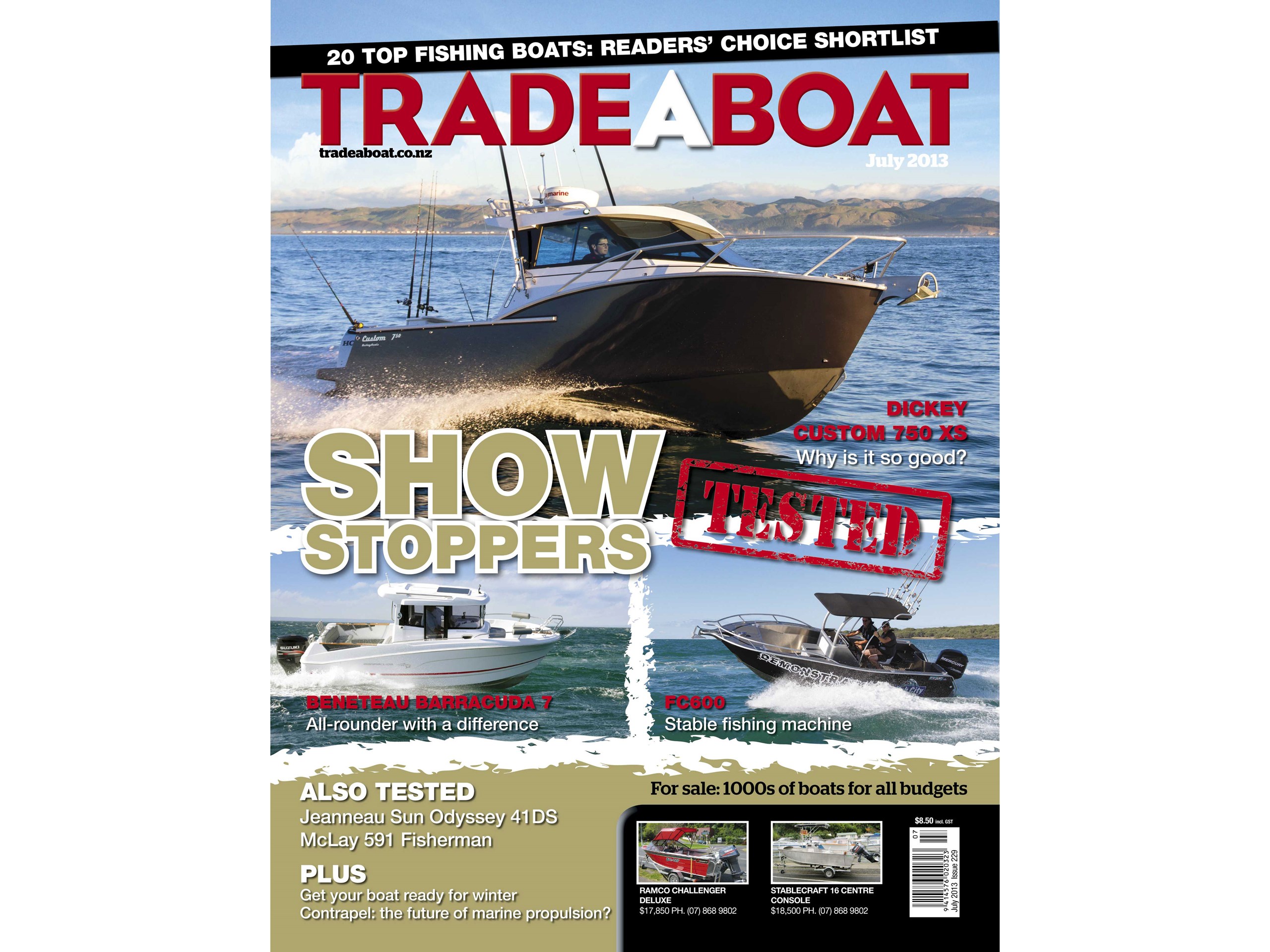 What's in the July issue of Trade A Boat?