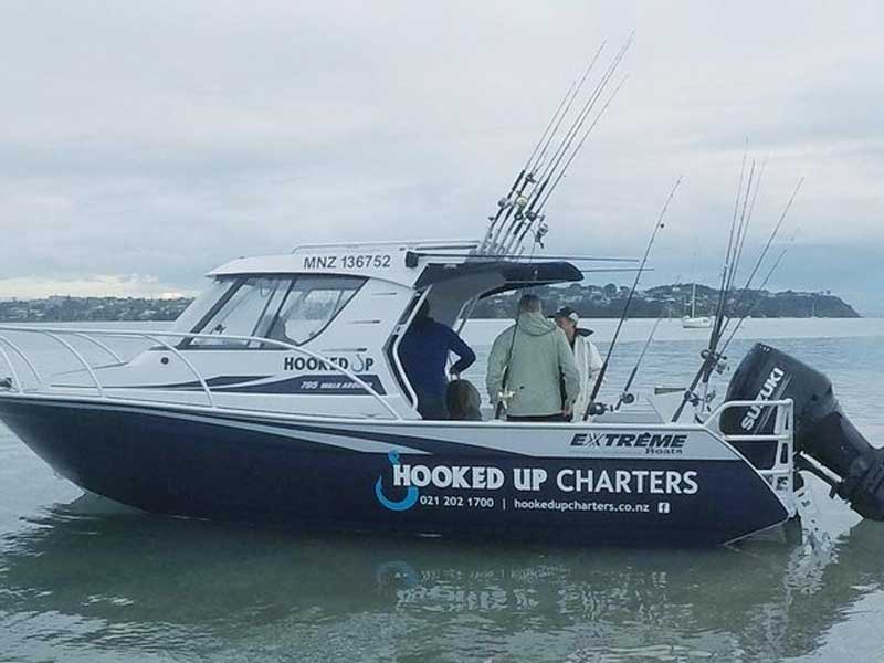 Hooked Up Charters on Auckland’s Hauraki Gulf